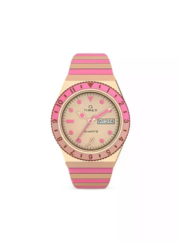Timex 36mm Round Watch With Stainless Steel Bracelet - Pink
