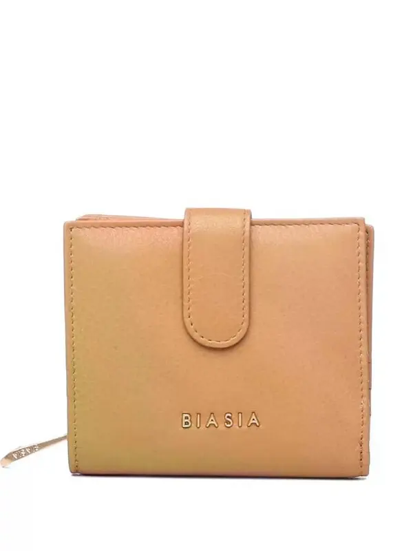 BIASIA Logo-lettering Wallet - Neutrals