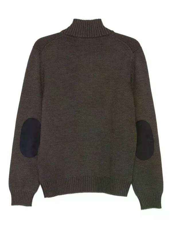 FAY Ribbed High Neck Sweater