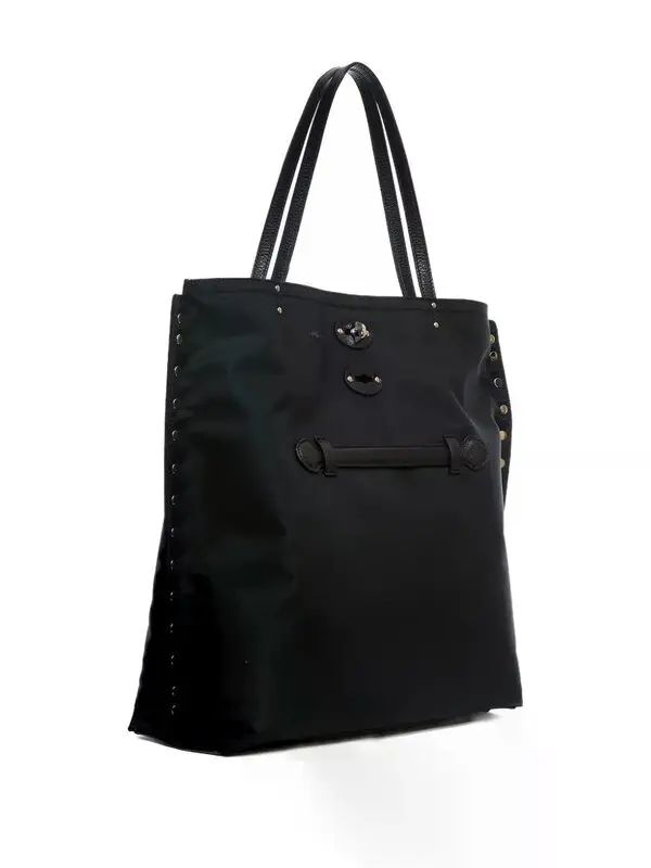 ZANELLATO A' Spasso Studded Tote Bag - Black