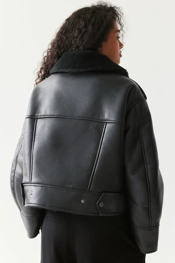 UGG Finnian Luxefluff Moto Jacket
