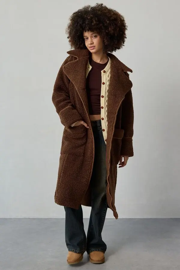 UGG Fluff Fleece Long Coat