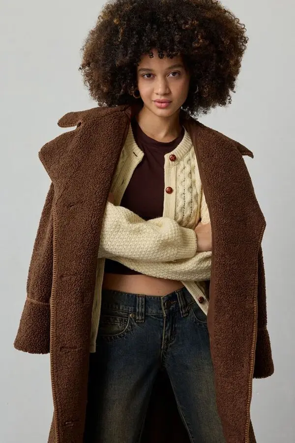 UGG Fluff Fleece Long Coat
