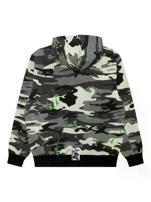 AAPE BY *A BATHING APE® Camouflage Logo Patch Sweatshirt
