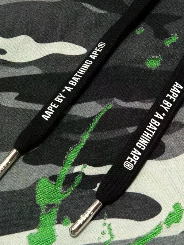 AAPE BY *A BATHING APE® Camouflage Logo Patch Sweatshirt