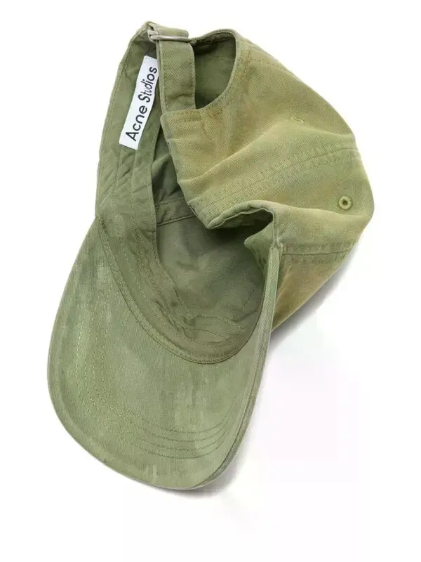 Acne Studios Logo Baseball Cap - Green