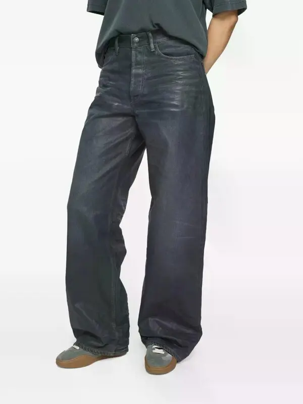 Acne Studios 1981 Logo-patch Jeans - Black
