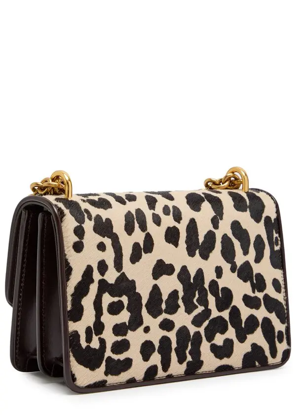 Valentino Garavani Vain Small Cow-print Shoulder Bag - Leopard