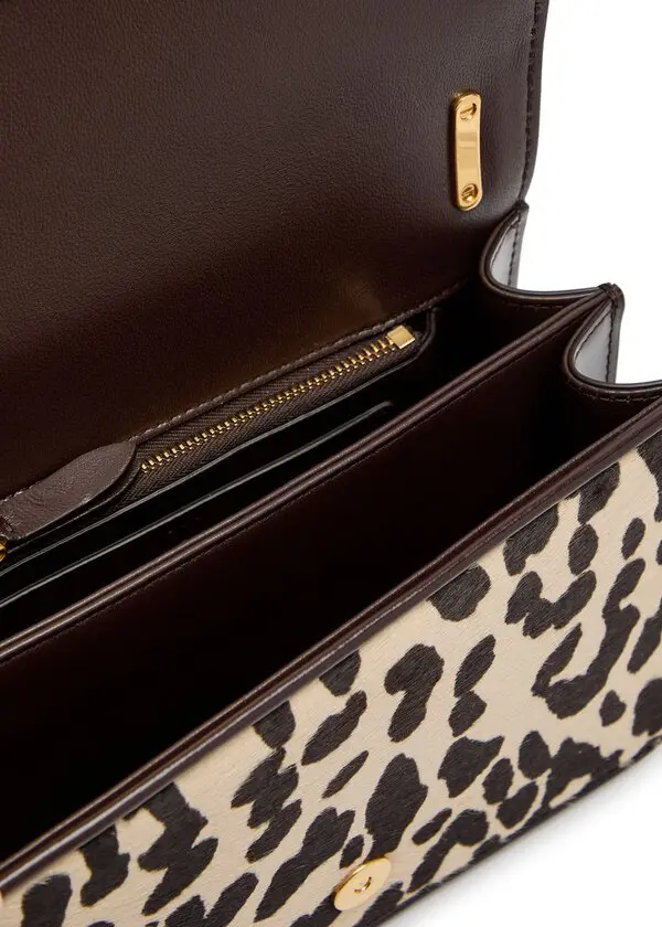 Valentino Garavani Vain Small Cow-print Shoulder Bag - Leopard