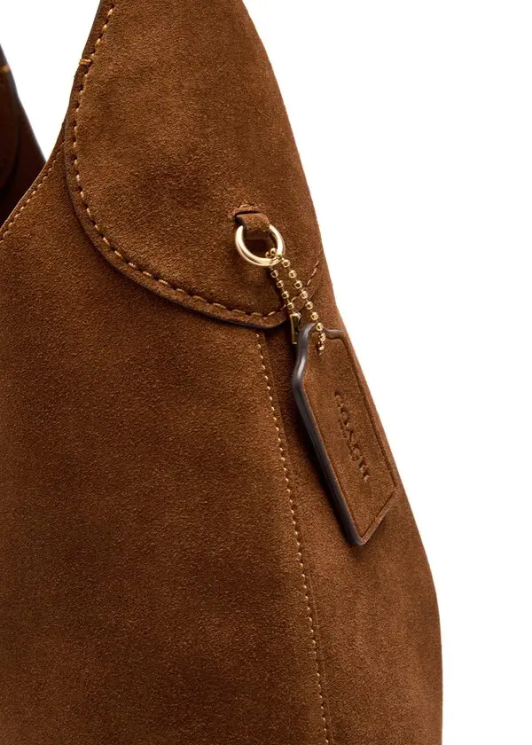 Coach Brooklyn 39 Suede Shoulder Bag - Brown