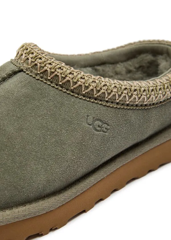 UGG Tasman Suede Flatform Slippers