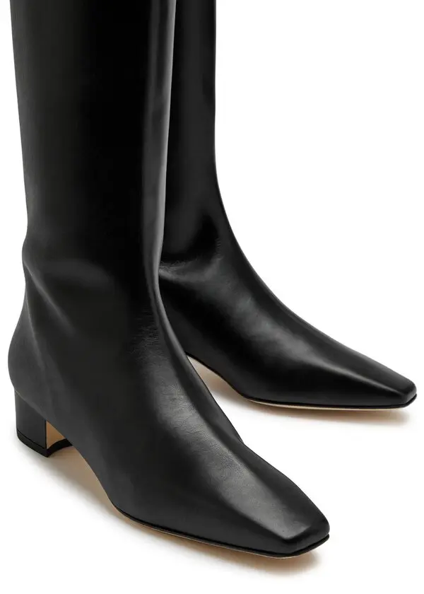 Manolo Blahnik Leather Over-the-knee Boots