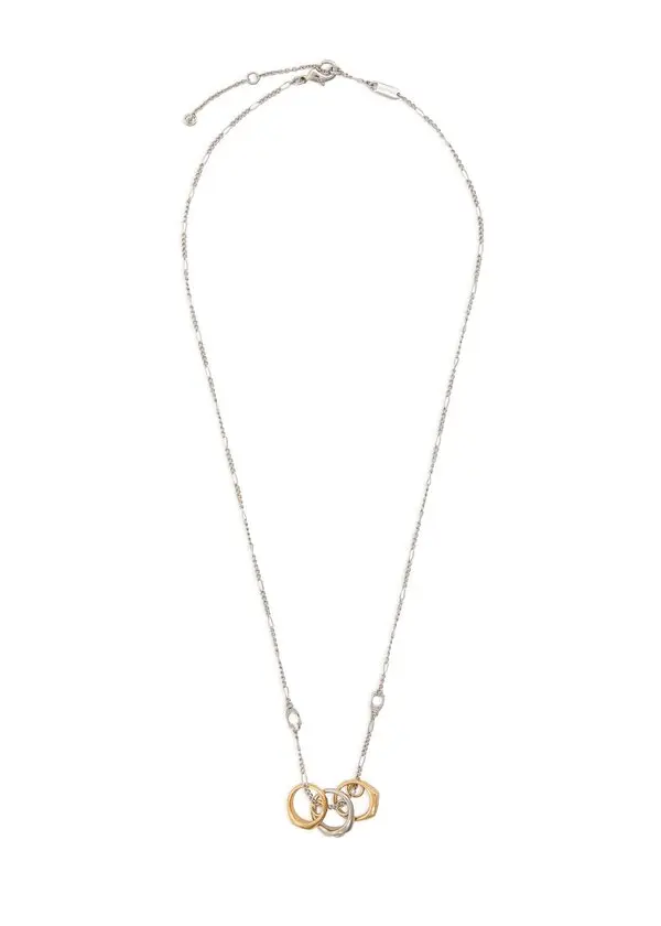 COACH Signet Ring Two-tone Necklace