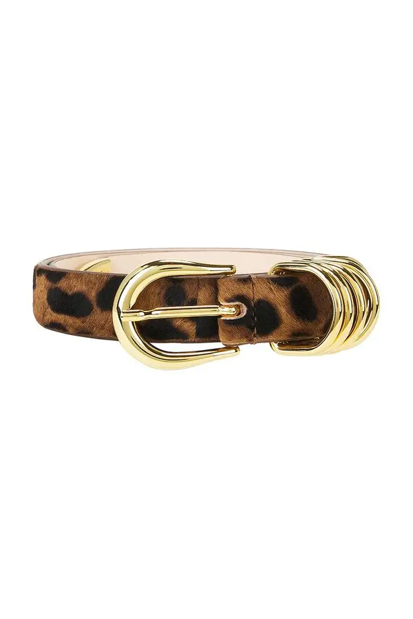 DEHANCHE Hollyhock Animal Print Belt