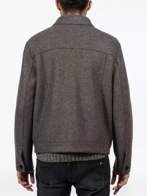 Harris Wharf London Buttoned Flap-pocket Jacket