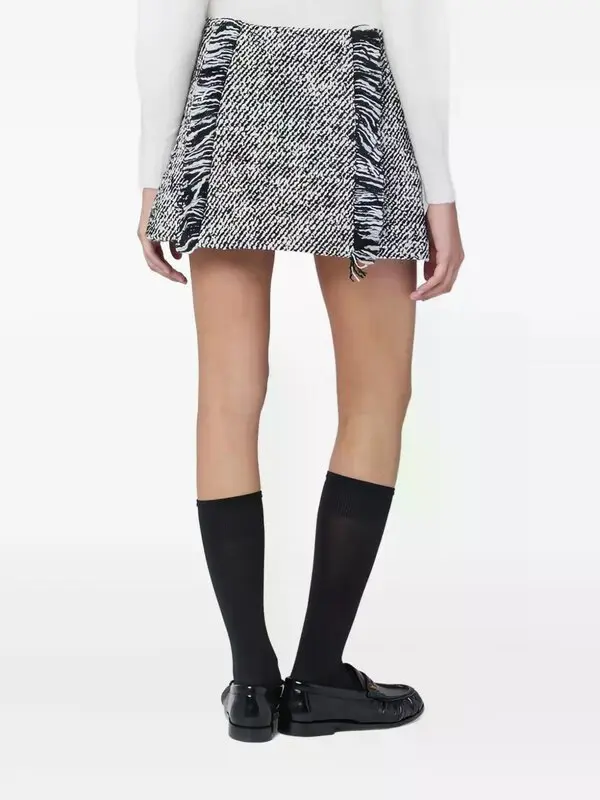 DURAZZI MILANO Carpet Fringe-trim Skirt