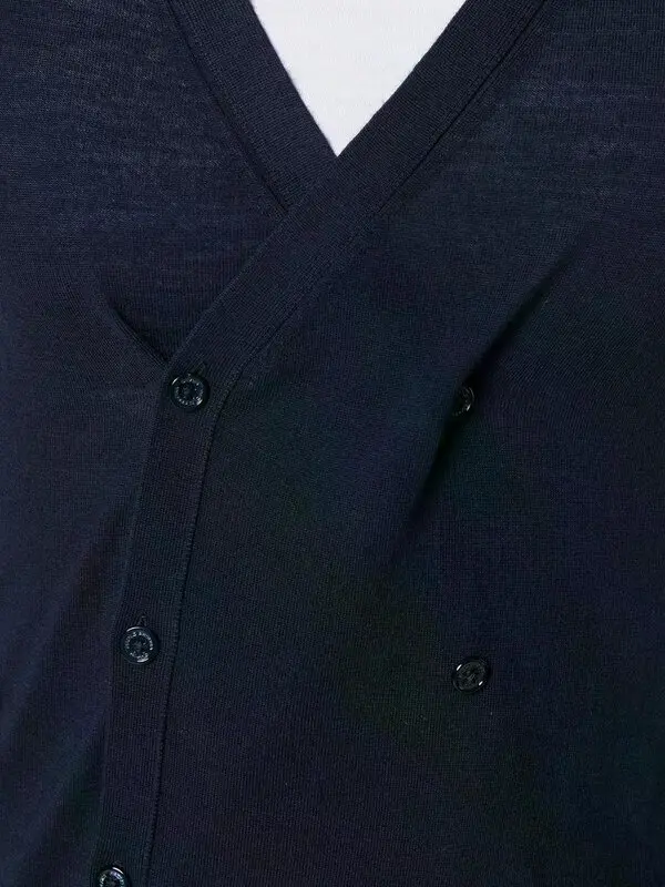 PAOLO PECORA Double-breasted V-neck Cardigan