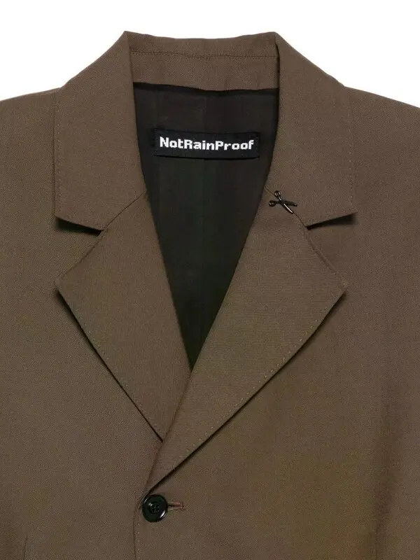 NOTRAINPROOF Scissors-brooch Blazer