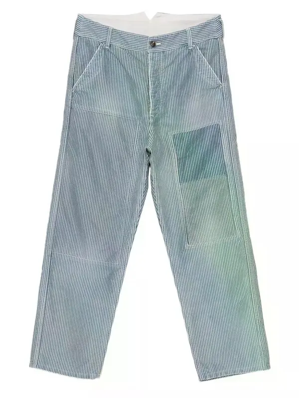 Visvim Pastoral Striped Trousers - Blue
