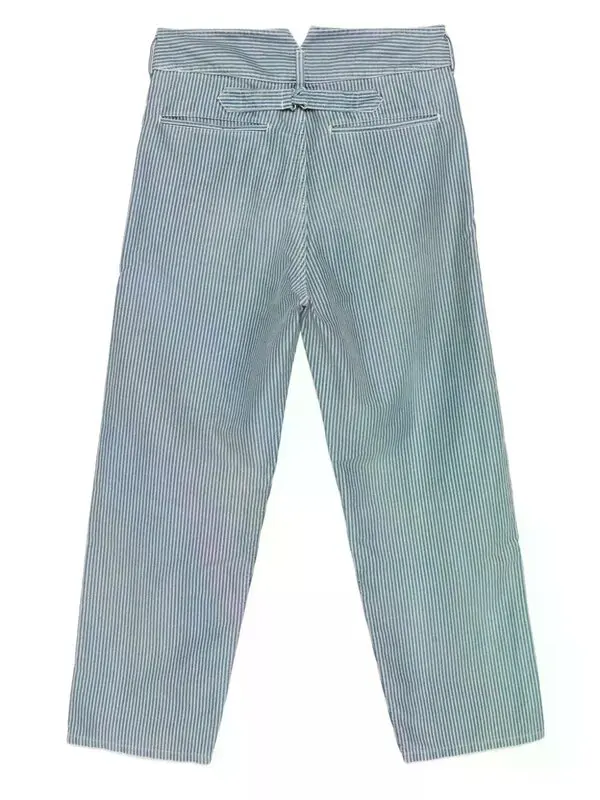 Visvim Pastoral Striped Trousers - Blue