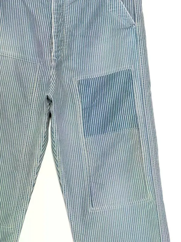 Visvim Pastoral Striped Trousers - Blue