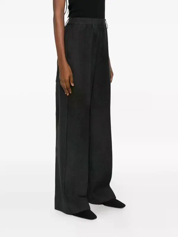 HERSKIND Pleated Trousers - Grey