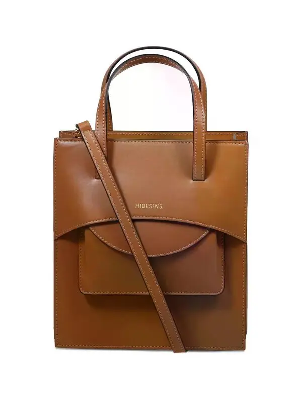 HIDESINS Flap Tote Bag - Brown