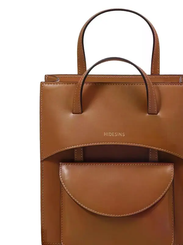 HIDESINS Flap Tote Bag - Brown