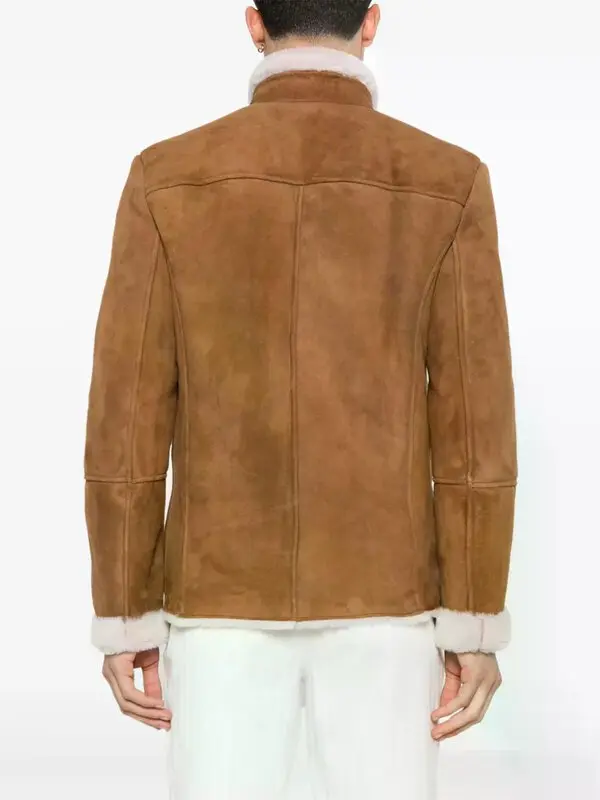 ERALDO Sinner Shearling-trimmed Suede Jacket