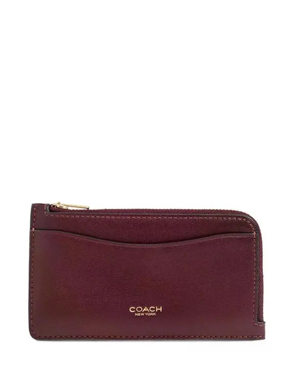COACH Zip-around Wallet - Red