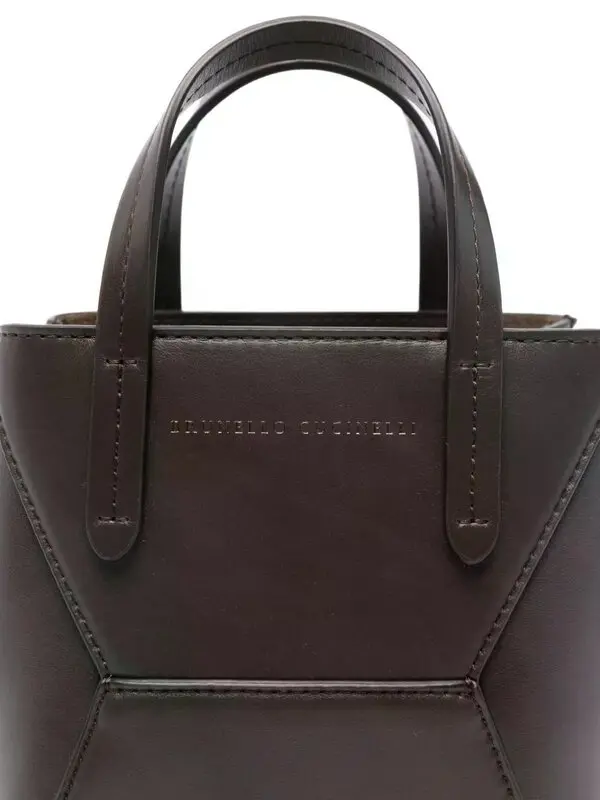 Brunello Cucinelli Mini Bc Duo Tote - Brown
