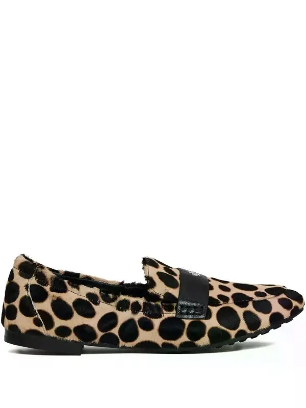 Tory Burch Leopard-printed Loafers - Neutrals