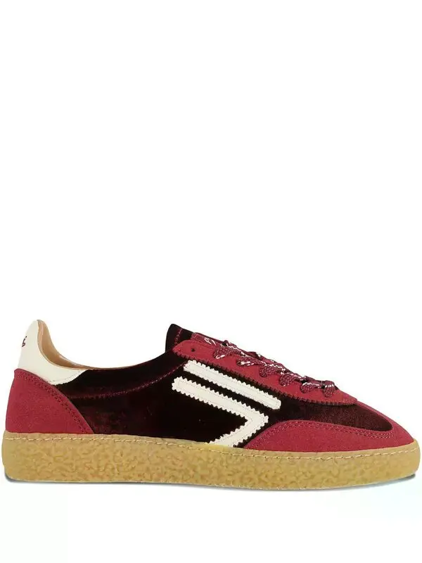 PURAAI Velvet Panelled Sneakers