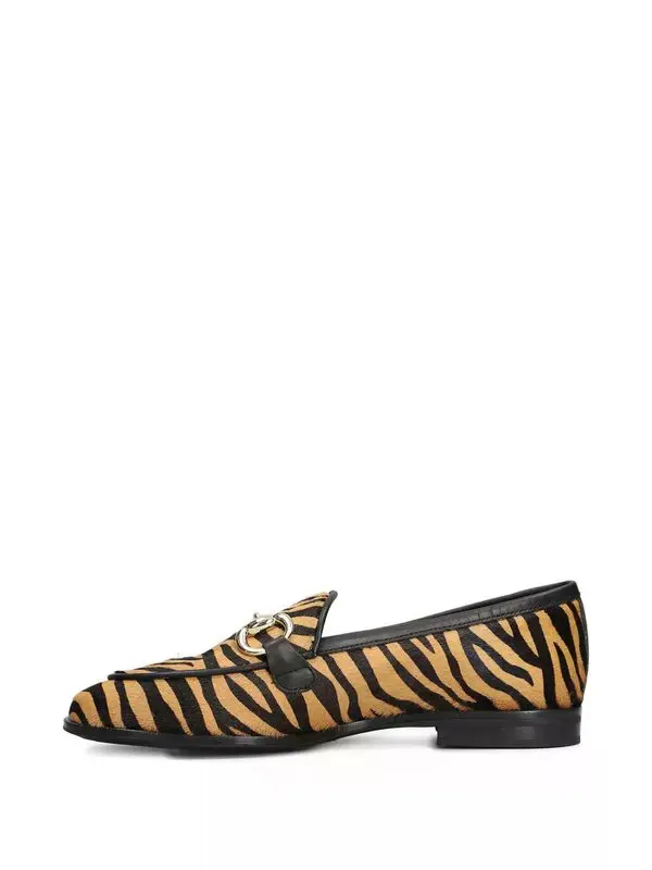 PEDRO MIRALLES Animal-print Horsebit Loafers