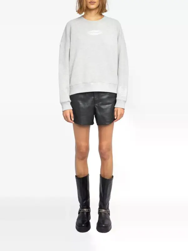 Zadig&Voltaire Mira Sweatshirt With Rhinestone Embellishments