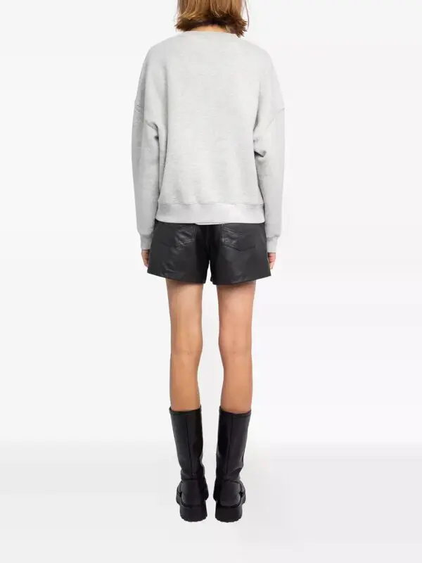 Zadig&Voltaire Mira Sweatshirt With Rhinestone Embellishments