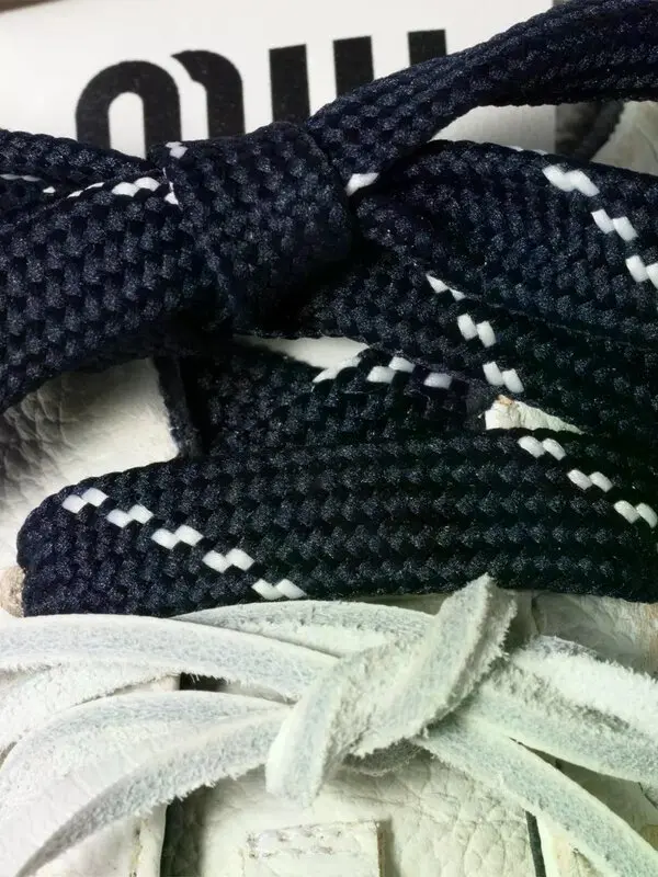 Miu Miu Deco Leather Sneakers