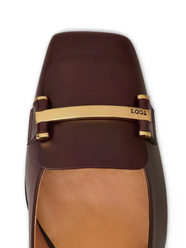 TOD'S 50mm Leather Pumps - Red