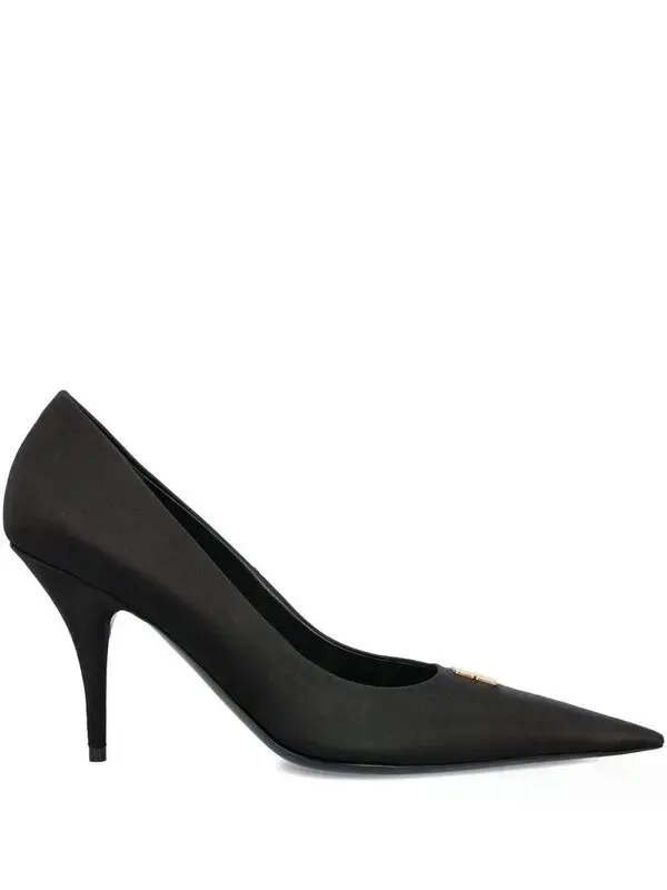 Balenciaga 90mm Leather Heeled Pumps