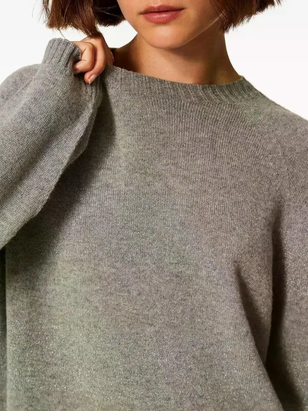 TWINSET Lurex Detail Jumper