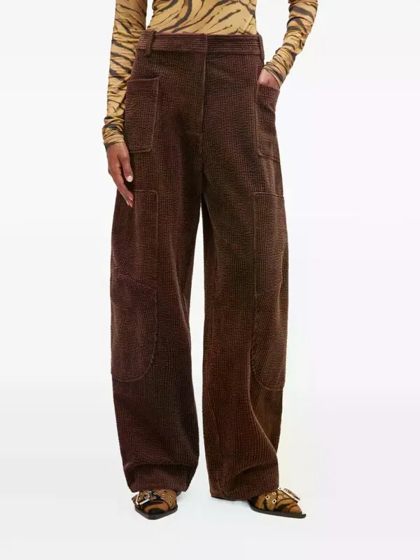 GANNI Corduroy Pocket Trousers