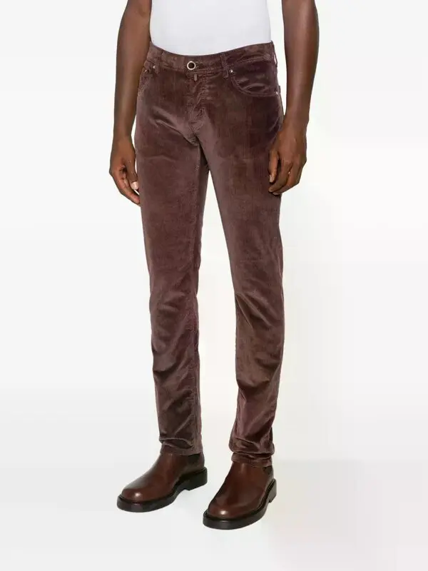 Jacob Cohen Corduroy Trousers - Red