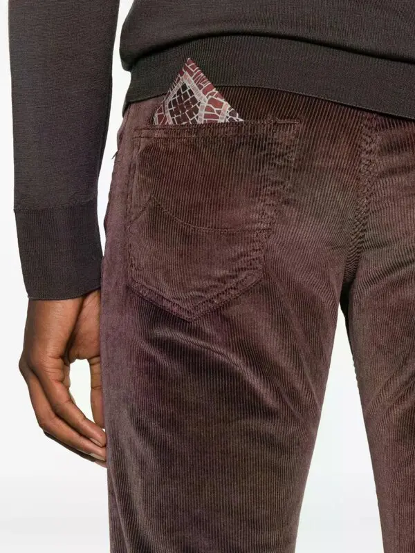 Jacob Cohen Corduroy Trousers - Red