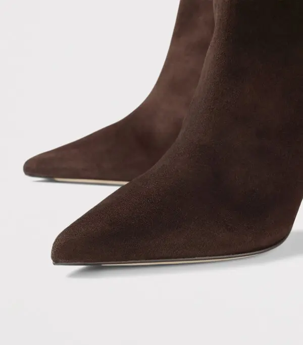 JIMMY CHOO Alizze 85 Suede Knee-high Boots