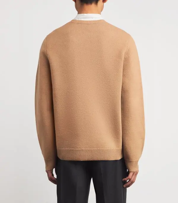 A.p.c. Merino Wool Edward Logo Sweater