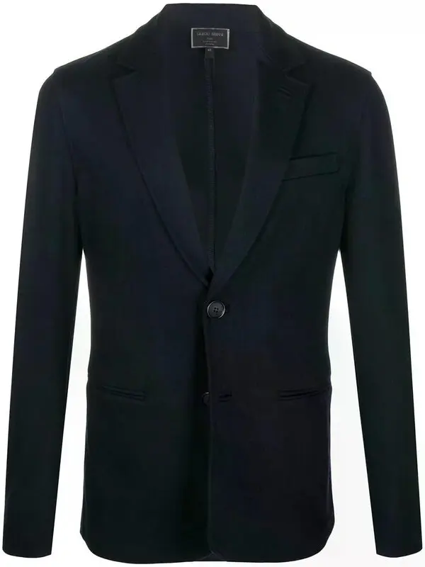 Giorgio Armani Fitted Single-breasted Blazer