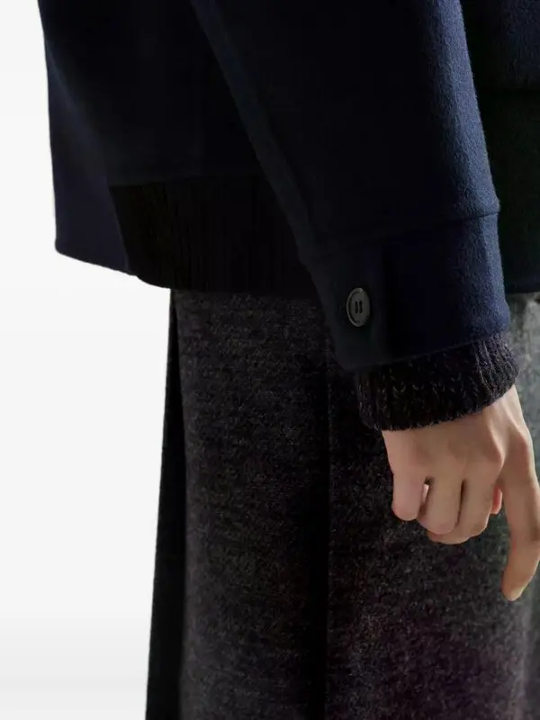 Prada Buttoned Reversible Jacket - Blue