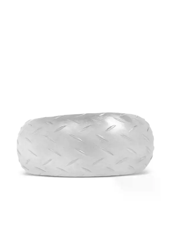 MISBHV Patterned Cuff Bracelet - Silver