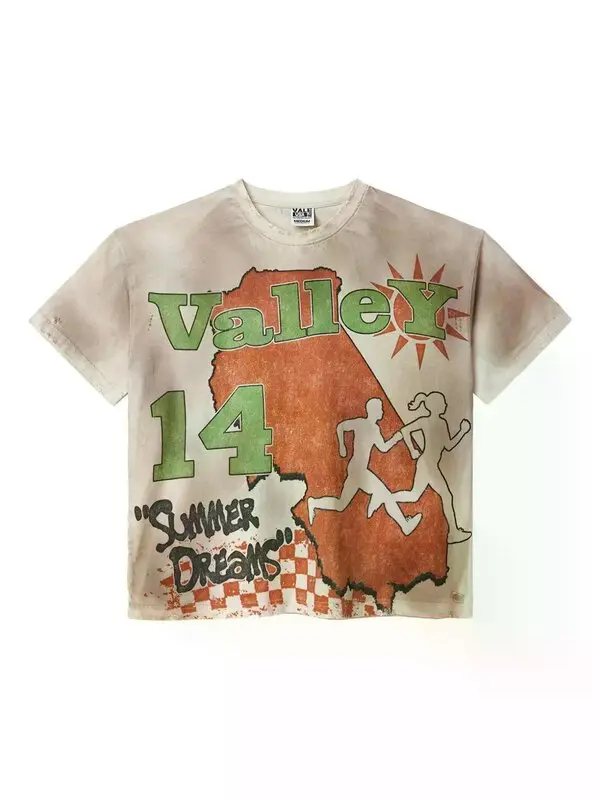 VALE FOREVER Graphic-print T-shirt - Neutrals