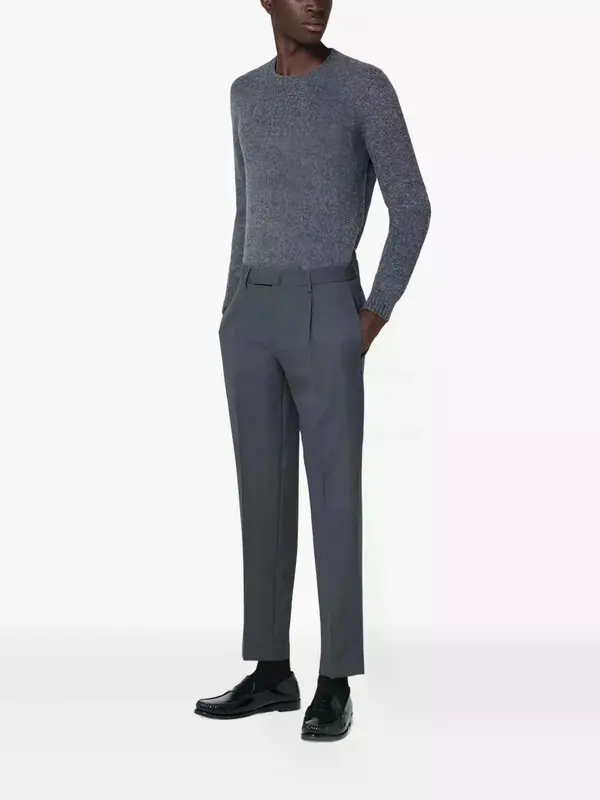 SANTANIELLO Pressed-crease Trousers